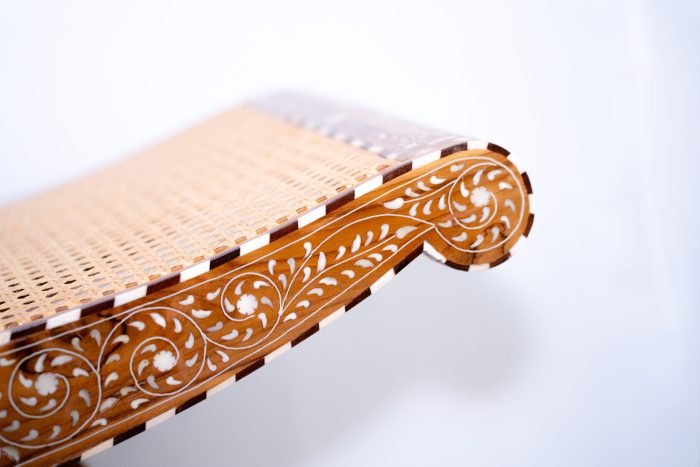 Bone Inlay Bench - Summerfields Fine Furnishings